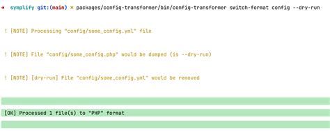 8 news in config transformer that converts symfony yml to php tomas