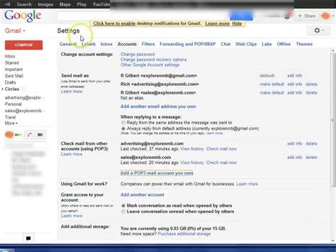 use gmail to check and send domain email