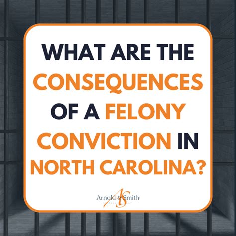 What Are The Consequences Of A Felony Conviction In North Carolina