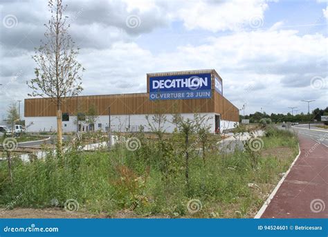 Construction Of The Decathlon Market Editorial Photo Image Of France