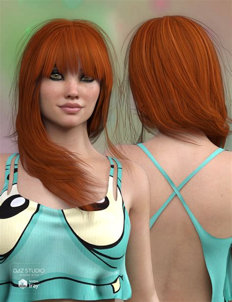 Silvie Hair For Genesis 3 Female S Daz 3d