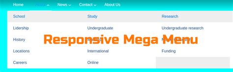 responsive mega menu plugin in jquery and css3 mega menu jquery plugins