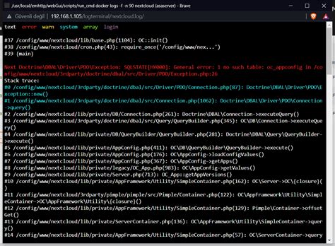 about solving a problem · issue 254 · linuxserver docker nextcloud