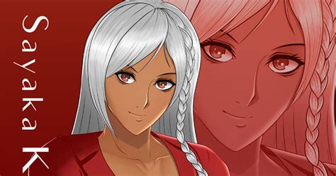 Girl Office Lady White Hair Sayaka Katahara Kengan Ashura Pixiv