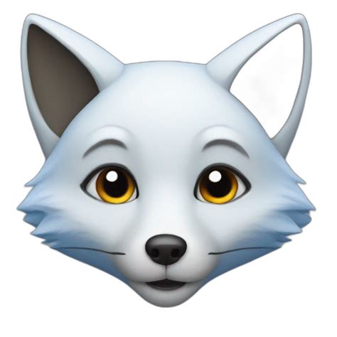 Pink Fox Blue Eyes Glasses Ai Emoji Generator