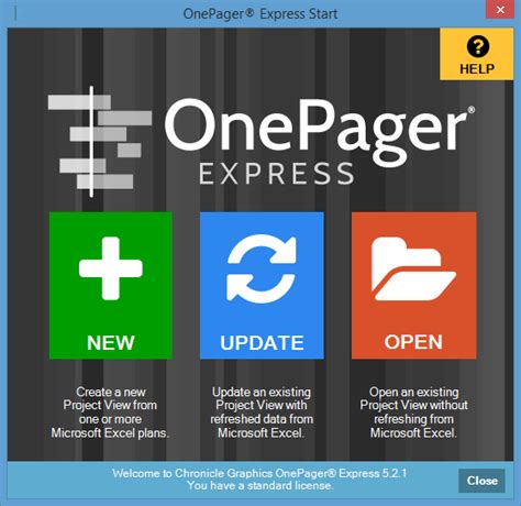 create a salesforce project plan in excel onepager express
