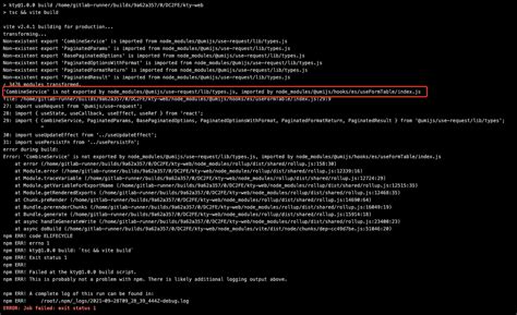 error combineservice is not exported by node modules umijs use