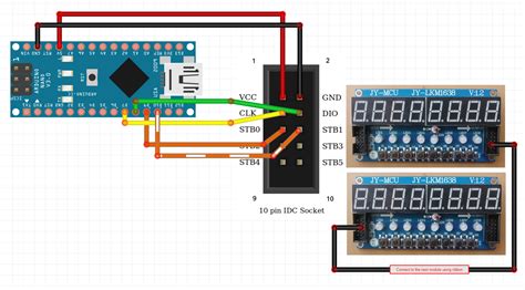 arduino tm1638 display wiring · zegreatclan
