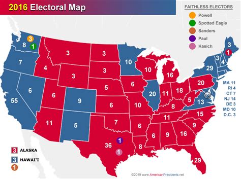 The 2016 Presidential Election A Map Of The Nations Divisions Usa