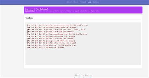 shopify monitor error album on imgur