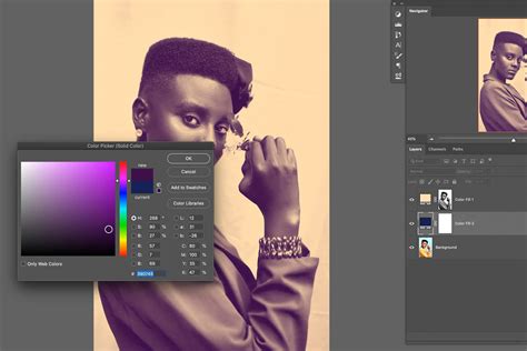 How To Create Duotone Photo Effect In Photoshop Tutorial My Xxx Hot Girl