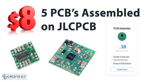 how to spend 8 to get 5 pcbs assembled on jlcpcb