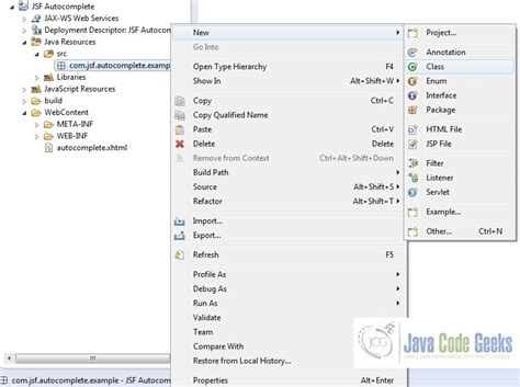 jsf autocomplete example examples java code geeks 2022