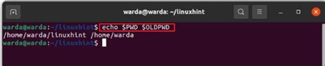linux pwd command linux hint