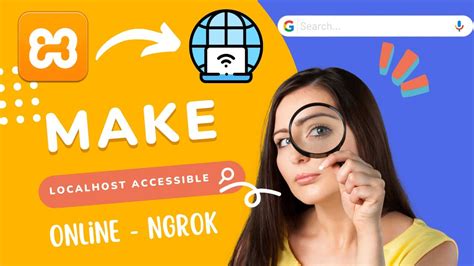 how to make localhost available over internet ngrok youtube
