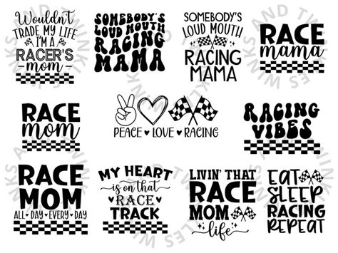 Racing Mom Svg Racing Mama Svg Somebodys Loud Mouth Racing Mama Svg