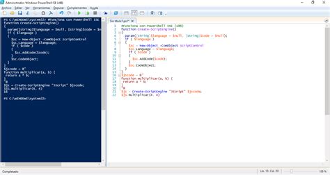 utilizar funciones de javascript en powershell