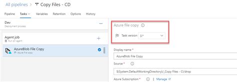 azure devops copy files from git repository to azure