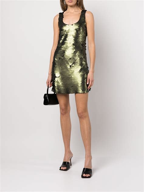 Cynthia Rowley Sequin Embellished Mini Dress Farfetch