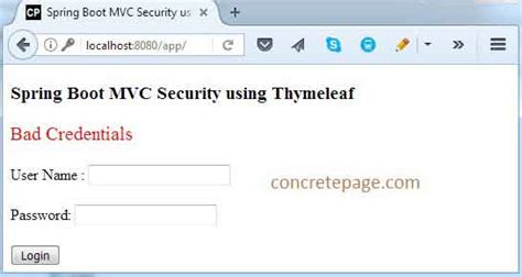 spring boot mvc security custom login and logout thymeleaf csrf