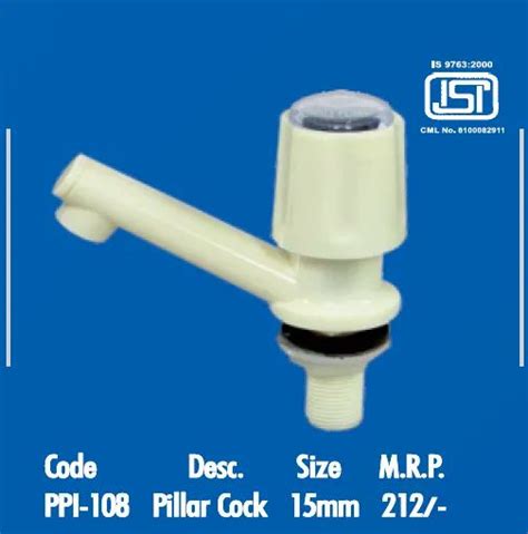 Poly Plast Ptmt Pillar Cock For Bathroom Fitting Size 15 Mm At Rs