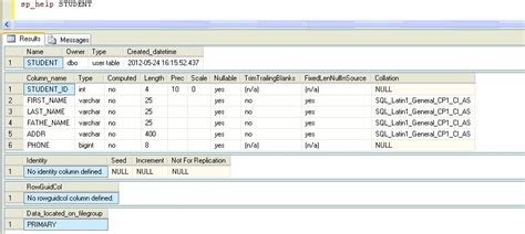 sp help sql server tips and tricks