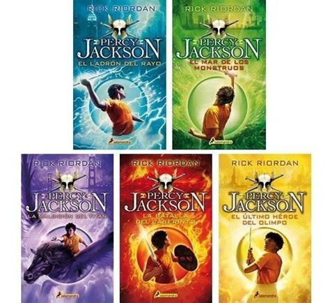 Saga Completa Percy Jackson 5 Libros Rick Riordan Librenta