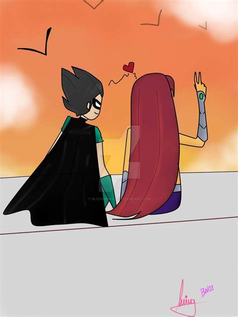 Pin On Dick Grayson And Starfire
