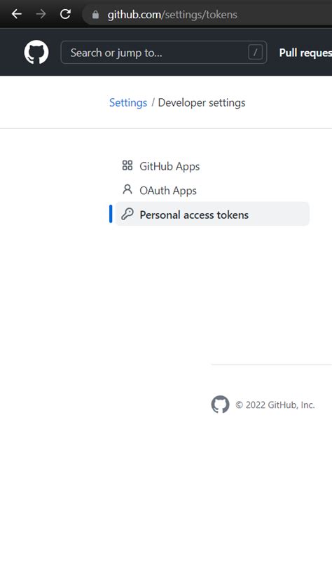 how to generate personal access token in github geeksforgeeks