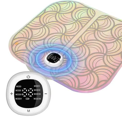 Folding Portable Usb Color Electric Foot Calf Massage Machine Pad Ems