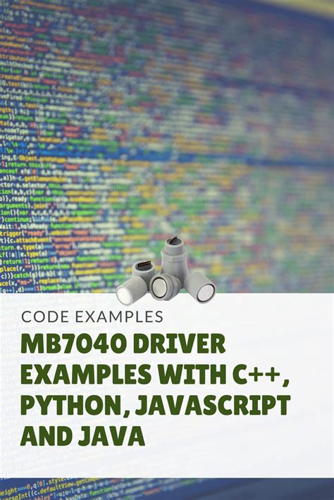 code driver examples using c python javascript and