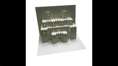 Pop Up Card Tutorial Origamic Architecture Youtube
