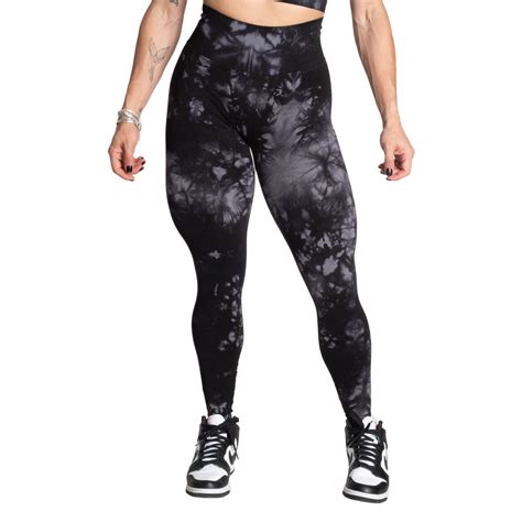 Better Bodies Tie Dye Seamless Leggings With Scrunch Effect To Enhance