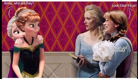 Mash Up Of Anna And Elsa From Frozen And Once Upon A Time Frozen Heart
