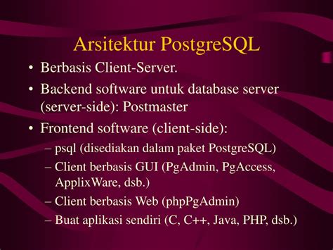 Ppt Introduction To Postgresql Powerpoint Presentation Free Download