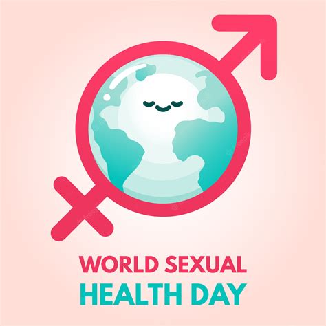 Premium Vector World Sexual Health Day Flat Earth Concept