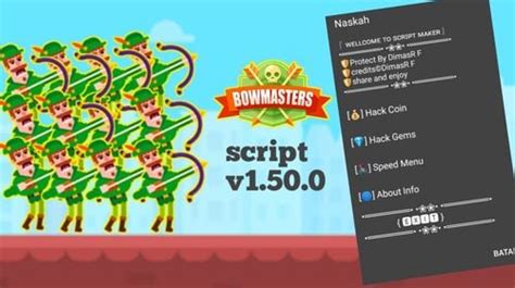 bowmaster script v1 50 0 by dimasr f lua scripts gameguardian