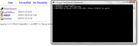 python flask can t running in php stack overflow