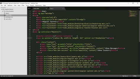angular spinner youtube