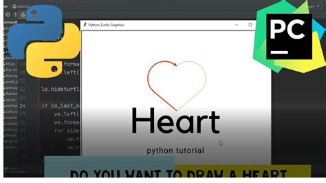python tutorial how to draw a heart youtube