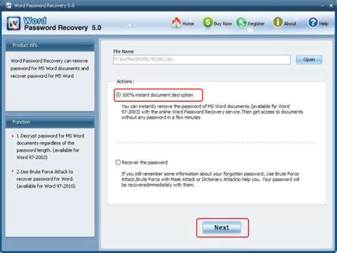 word password unlocker how to unlock word password