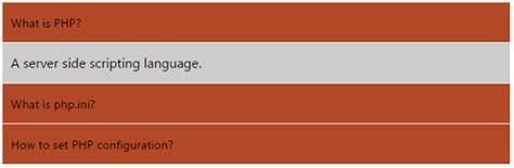 jquery accordion phppot