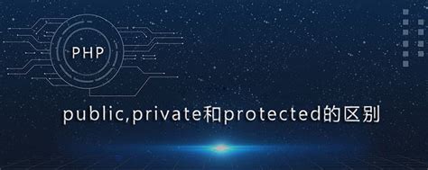 The Difference Between Public Private And Protected In Php Php