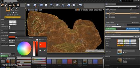 artstation rock ue4 game engine pipeline tutorial tutorials