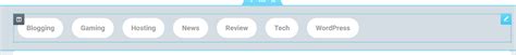 how to create horizontal scrollable menu in elementor