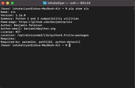 how to install python module six on macos geeksforgeeks