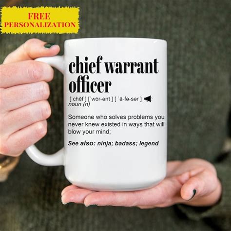 Funny Warrant Officer Mug Etsy