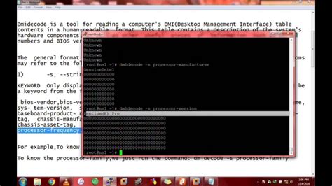 dmidecode extract hardware information on linux youtube