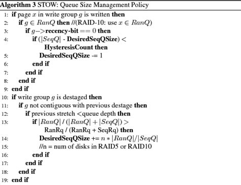 stow a spatially and temporally optimized write caching