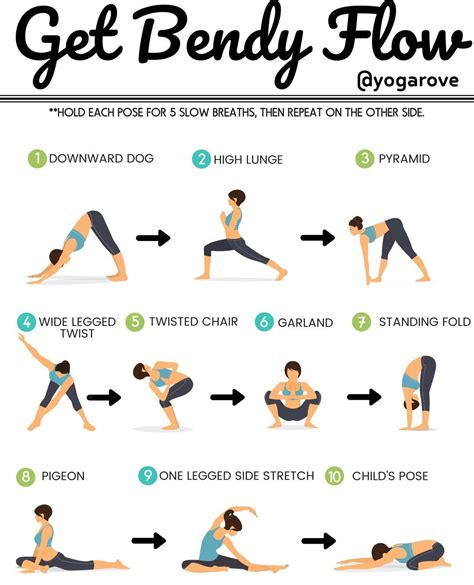 🌟get Bendy Flow💫⁠ ⁠ Follow Yogarove⁠ Follow Yogarove⁠ ⁠ Stretch And